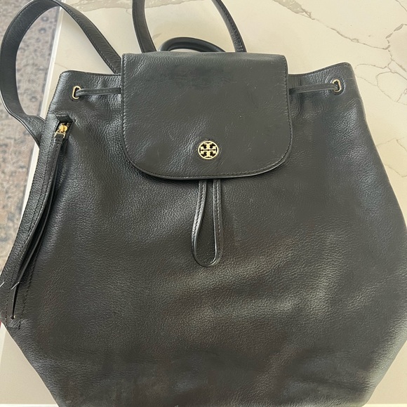 Tory Burch | Bags | Tory Burch Leather Backpack | Poshmark